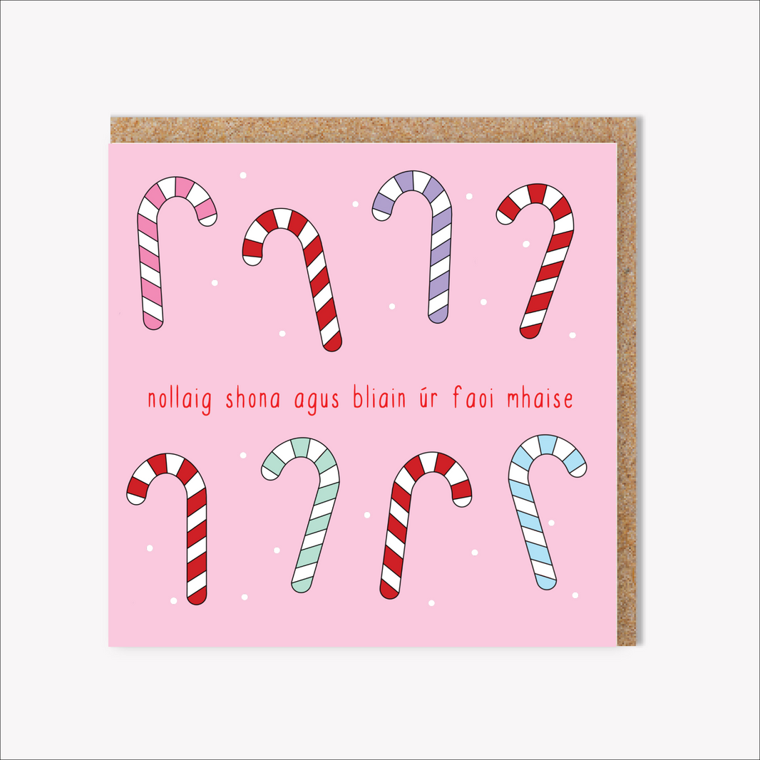 Irish Christmas Cards as Gaeilge - Nollaig Shona – Connect The Dots Design