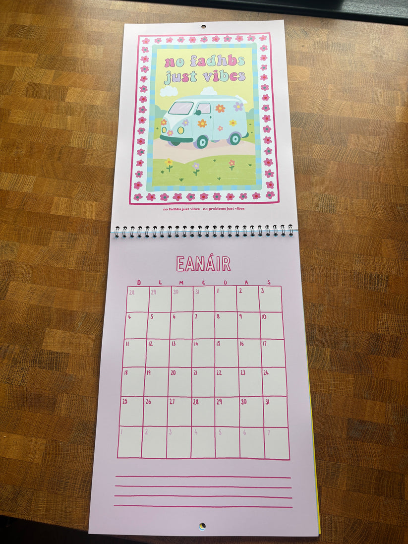 Féilire 2026 - Irish Calendar as Gaeilge - Irish Christmas Gift ...