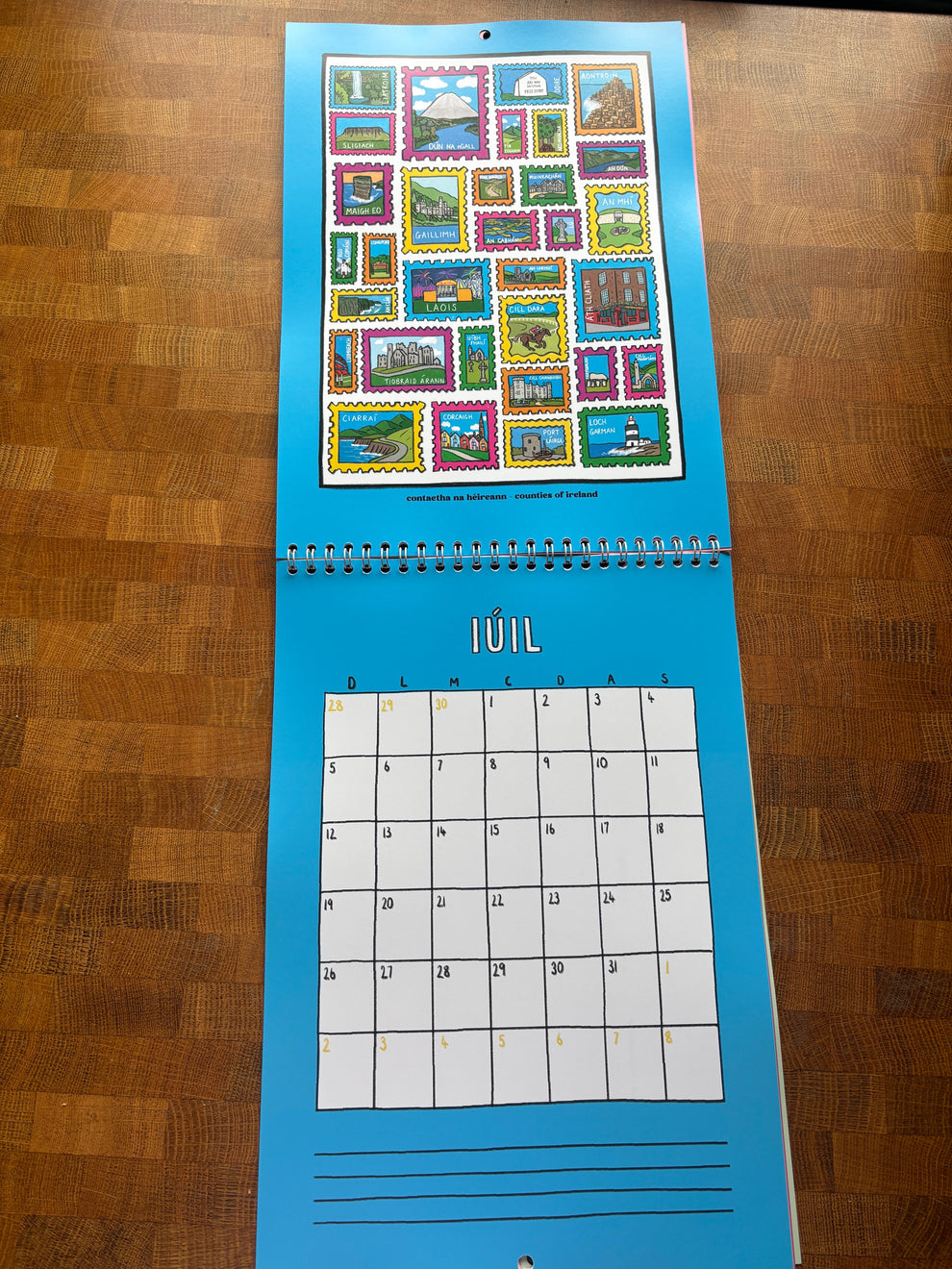 Féilire 2026 - Irish Calendar as Gaeilge - Irish Christmas Gift ...