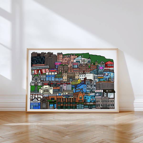 North Belfast Wall Art | Belfast Print – Connect The Dots Design